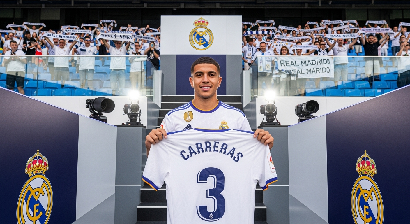 Real Madrid Registers Alvaro Carreras for 2025/26 Season