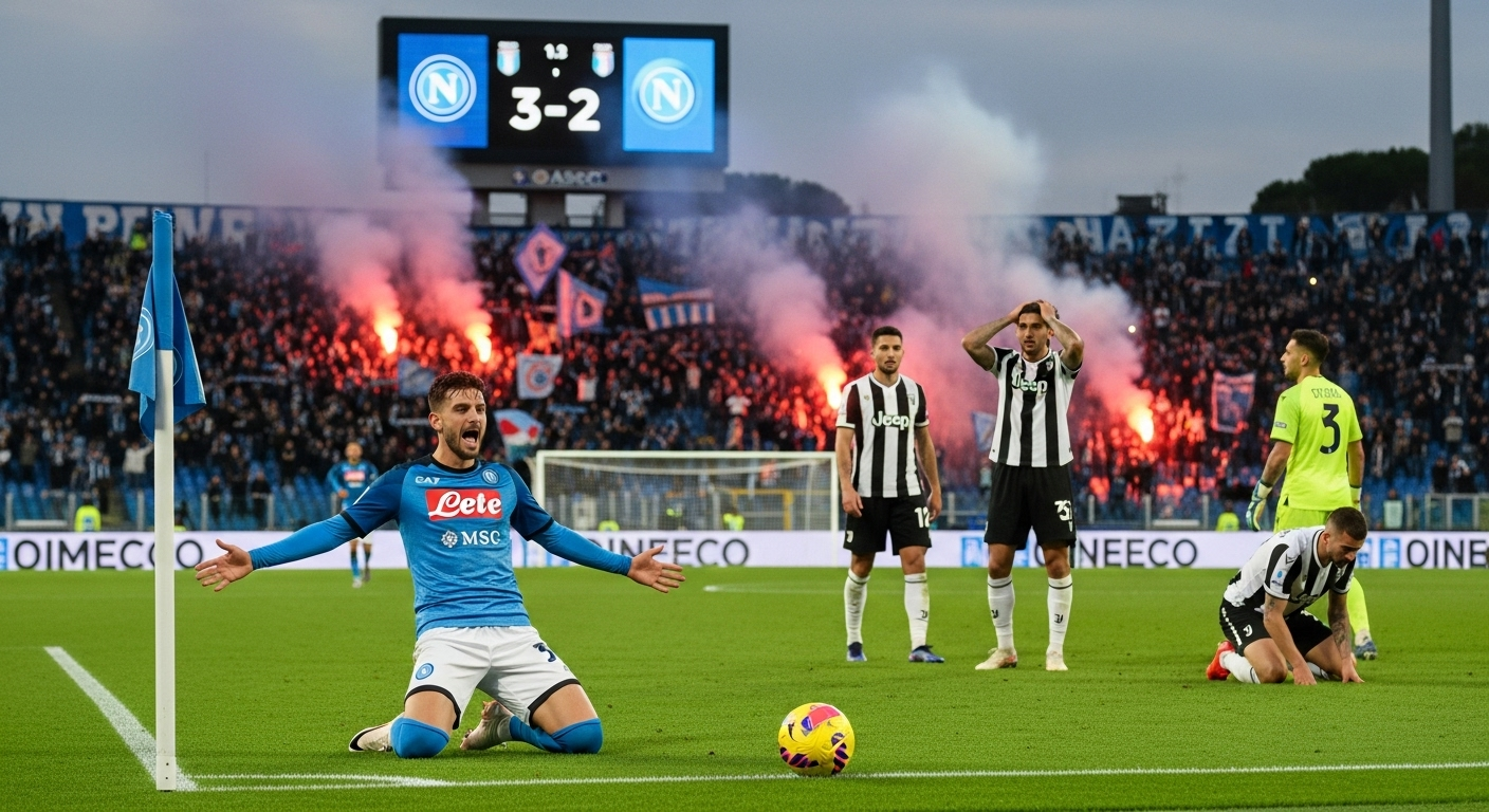 Napoli Edge Pisa in Five-Goal Serie A Thriller